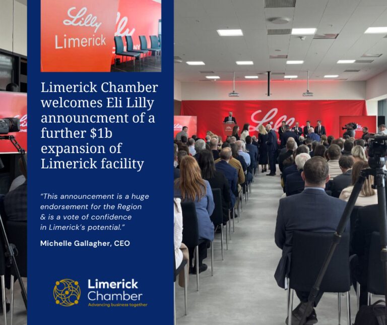 Limerick Chamber welcomes Eli Lilly Announcement of a further $1 ...